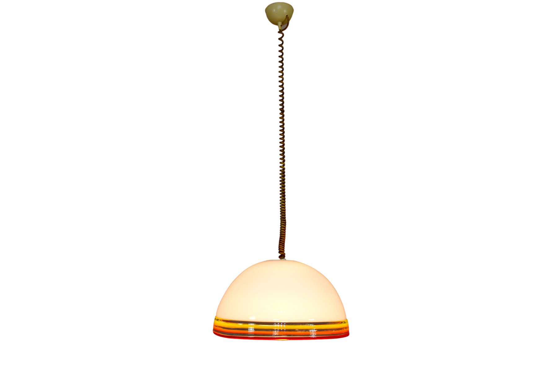 Lampe à Suspension Febo par Roberto Pamio pour Leucos, Italie, 1970s en vente sur Pamono