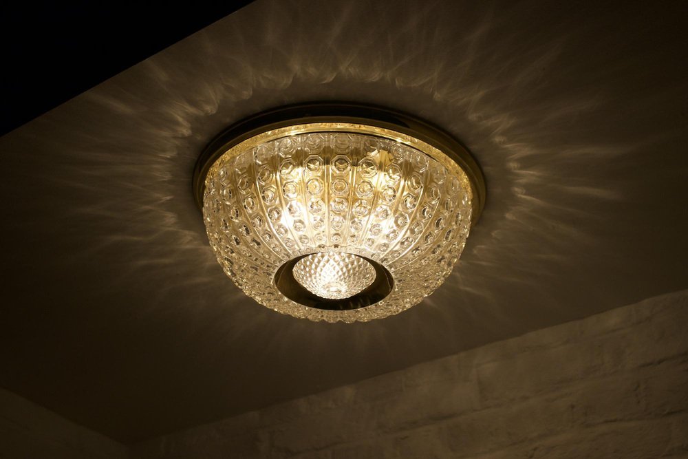 Hollywood Regency Dome Ceiling Light for sale at Pamono