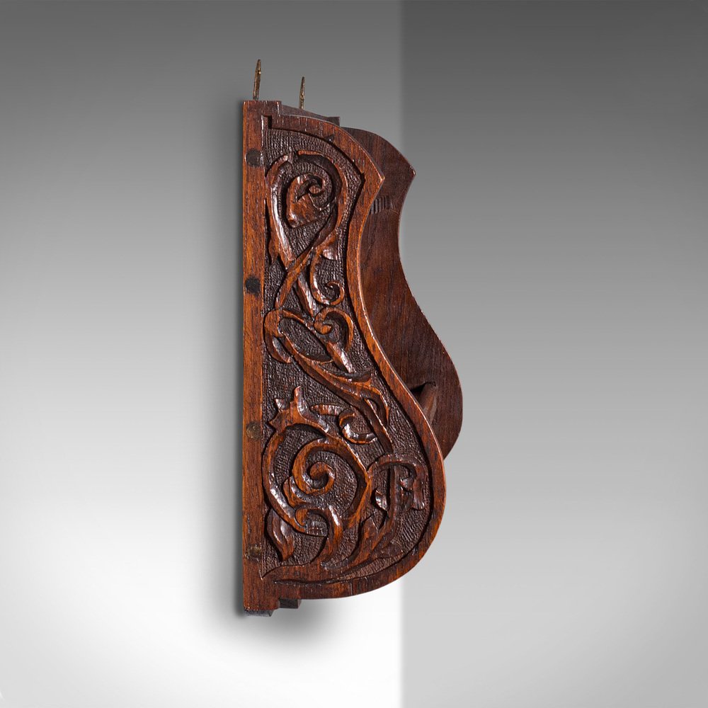 Antique English Oak Display Rack for sale at Pamono