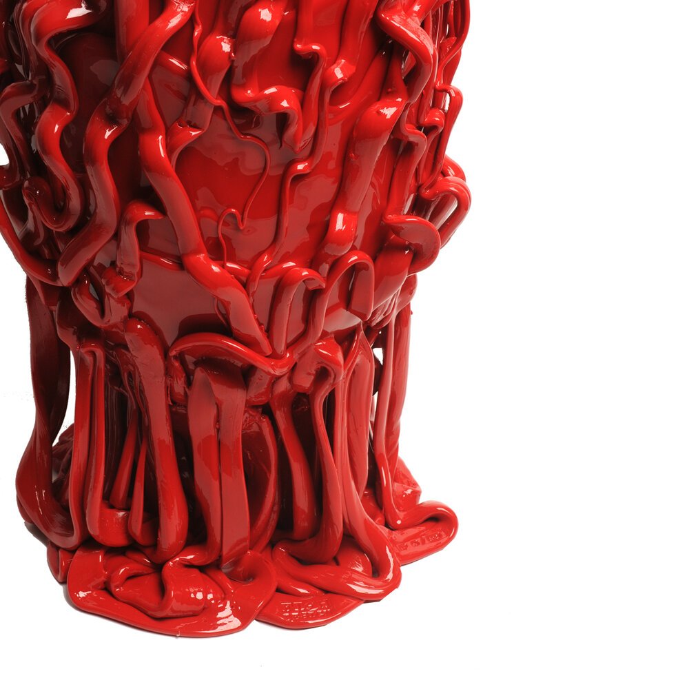 Matt Red Medusa Vase by Gaetano Pesce for Fish Design for sale at Pamono