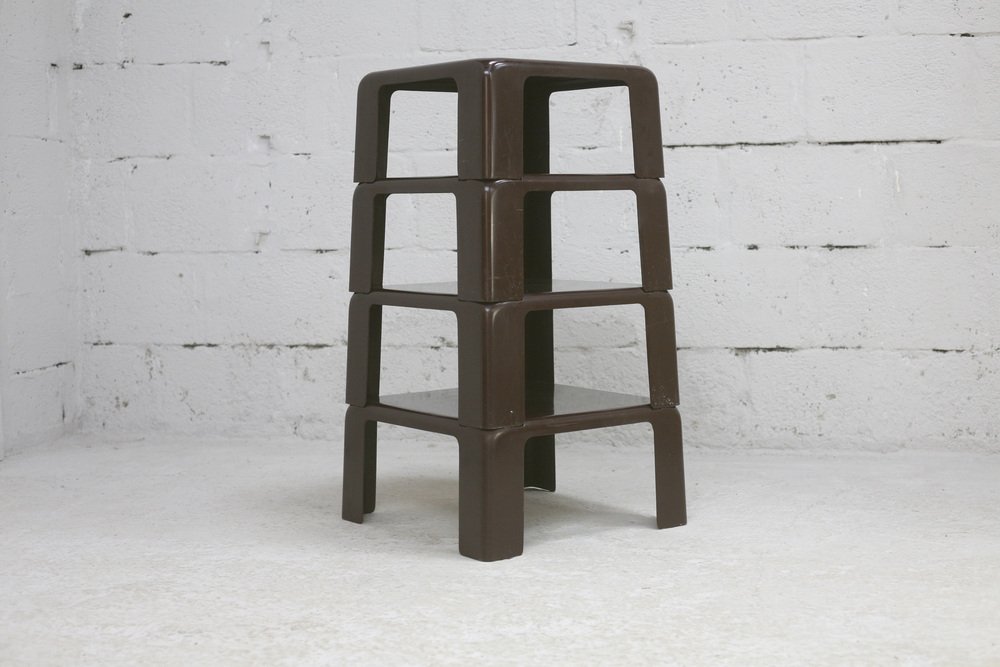 Tables d'Appoint Gatti par Mario Bellini pour C&B Italia, 1970s, Set de ...