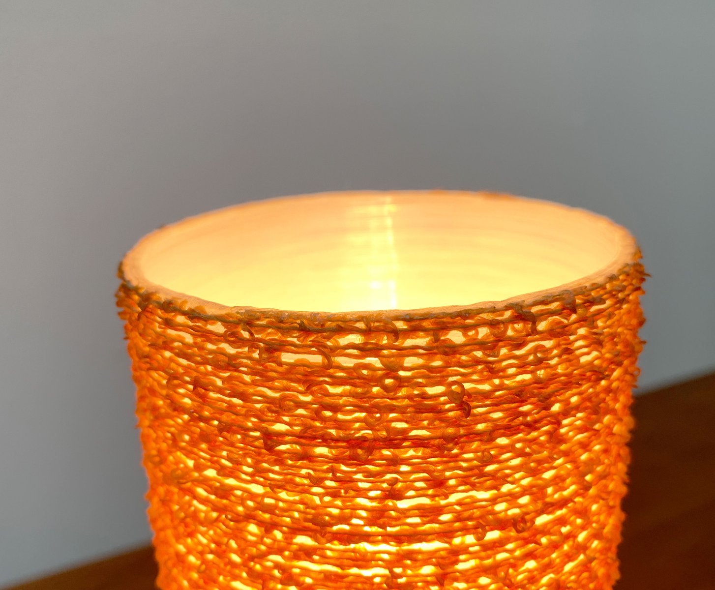 Mid-Century String Table Lamp, 1960s, Set of 2 for sale at Pamono