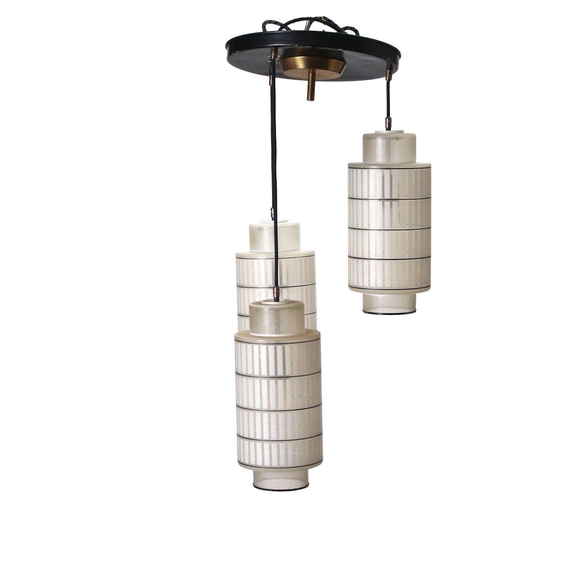 Italian Pendant Lamp in Brass, 1960s for sale at Pamono