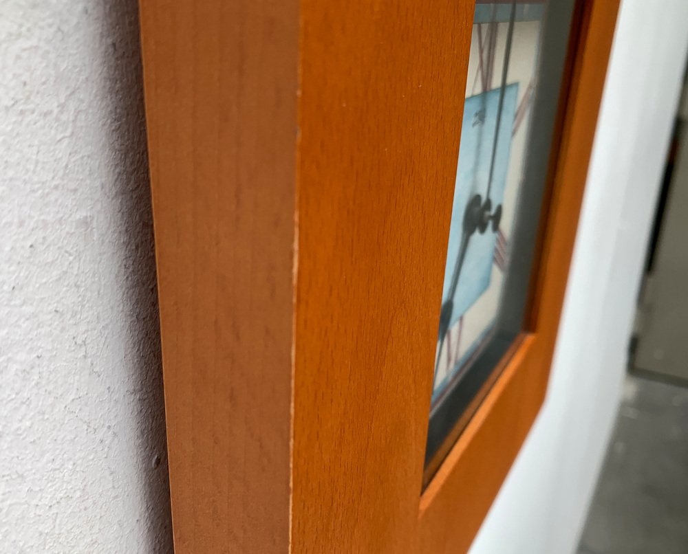 Postmodern English Wall Clock from Ziro, 1980s for sale at Pamono