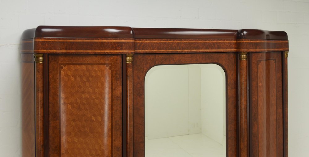 Art Deco Root Wood Wardrobe, 1925 for sale at Pamono