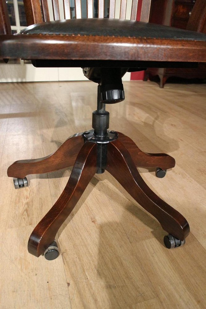 Vintage Bürostuhl aus Buche bei Pamono kaufen