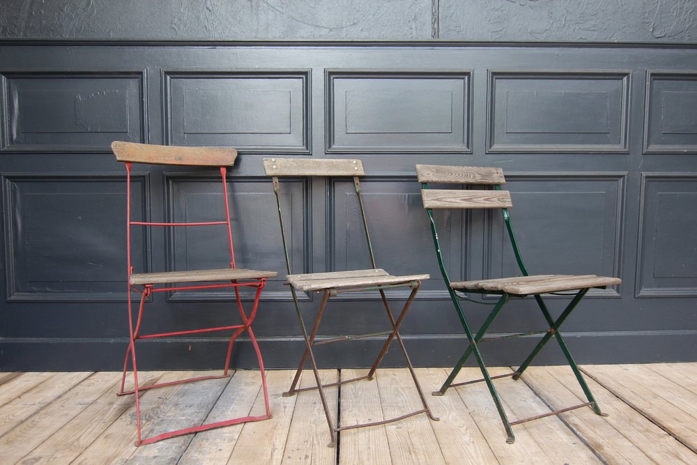 Beer Garden Chairs, Set of 3 for sale at Pamono