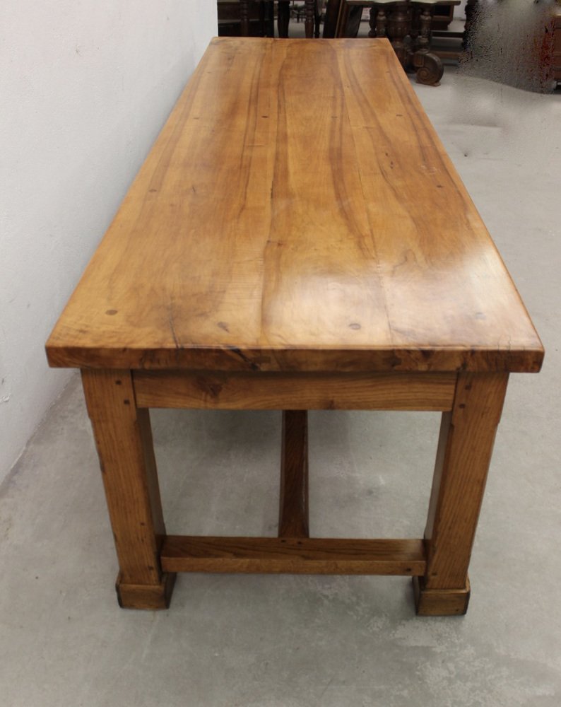 Large Community Table in Walnut and Oak for sale at Pamono