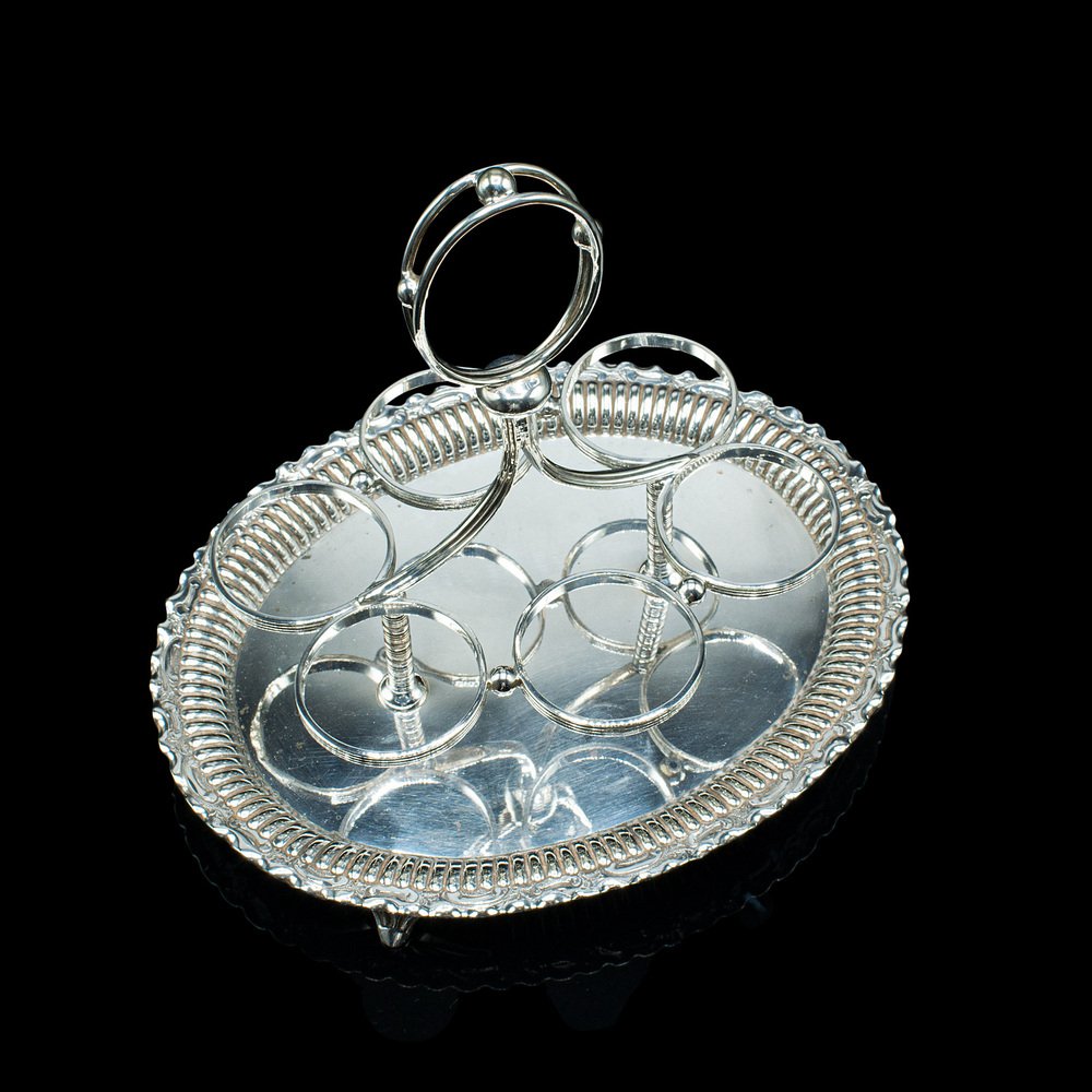 Antique English Table Condiments, Set of 6 for sale at Pamono