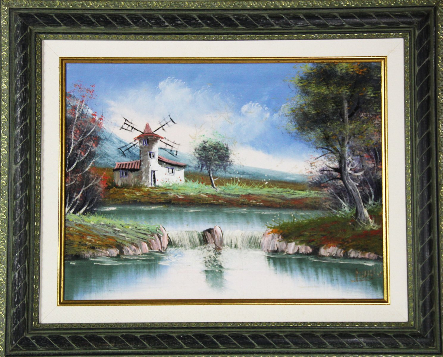 Spanish Artist Windmill 1990s Oil On Canvas For Sale At Pamono Spanish Artist Windmill 1990s Oil On Canvas For Sale At Pamono