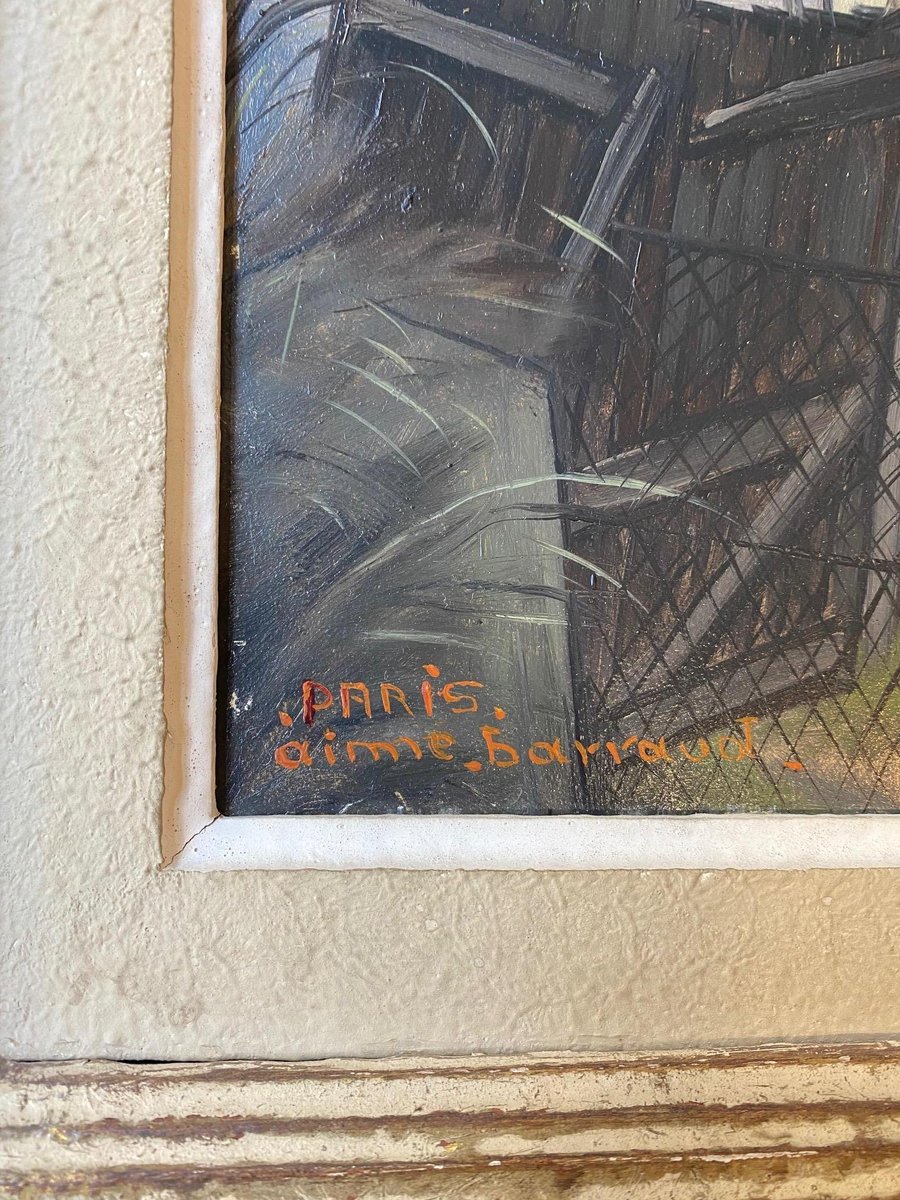 Aimé Victor Barraud, Saint-Ouen, 1951, Oil Painting, Framed for sale at ...