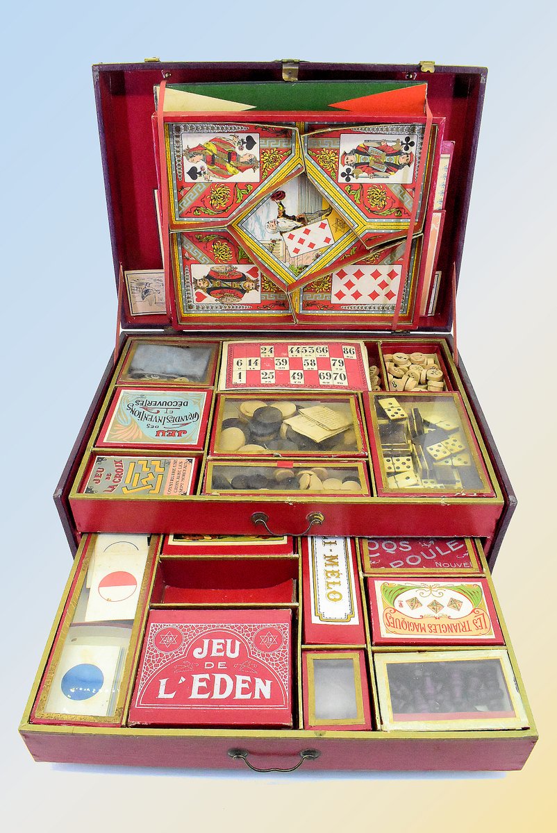 French Game Box, 1950s for sale at Pamono
