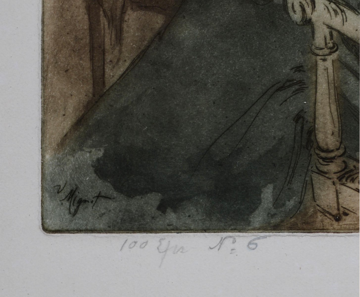 Victor Mignot, La bonne aventure, 1910, Original Radierung & Aquatinta ...