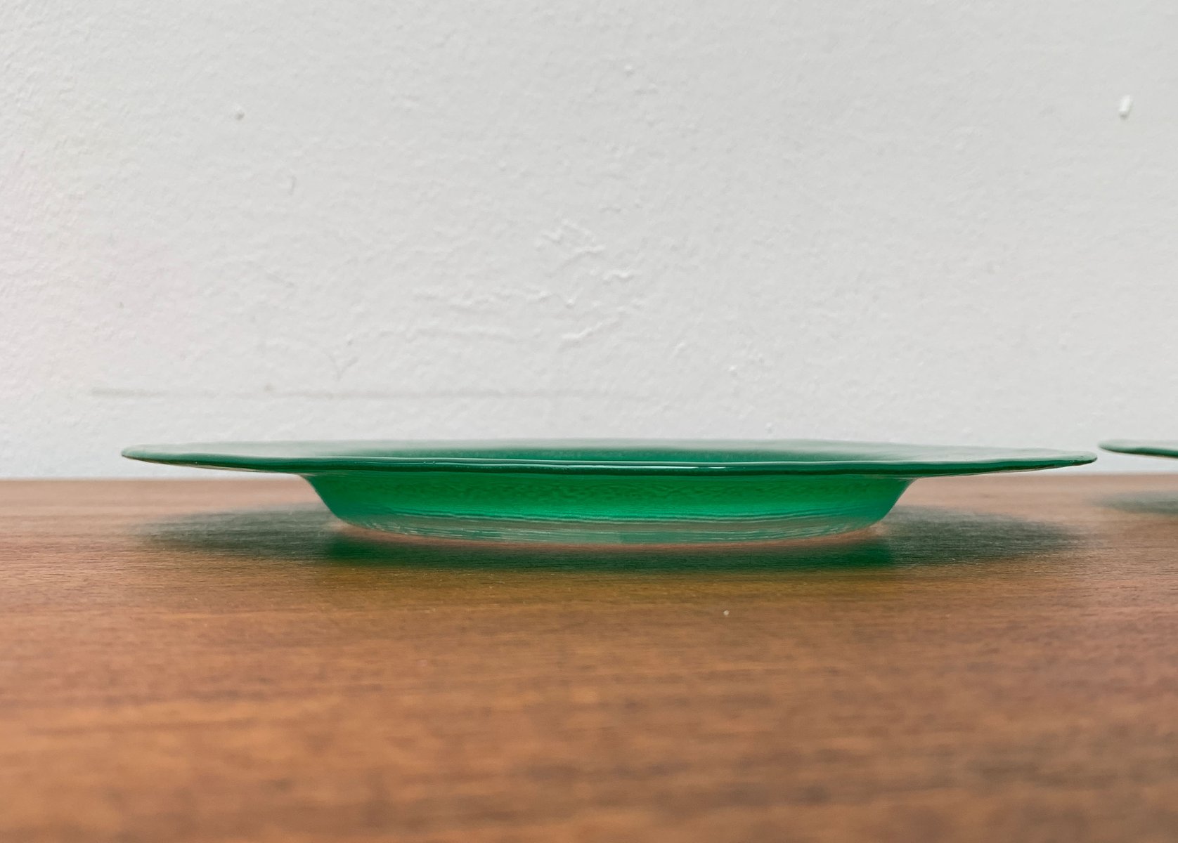 Vintage Postmodern Italian Glass Plates from Diangelo, Set of 2 for ...