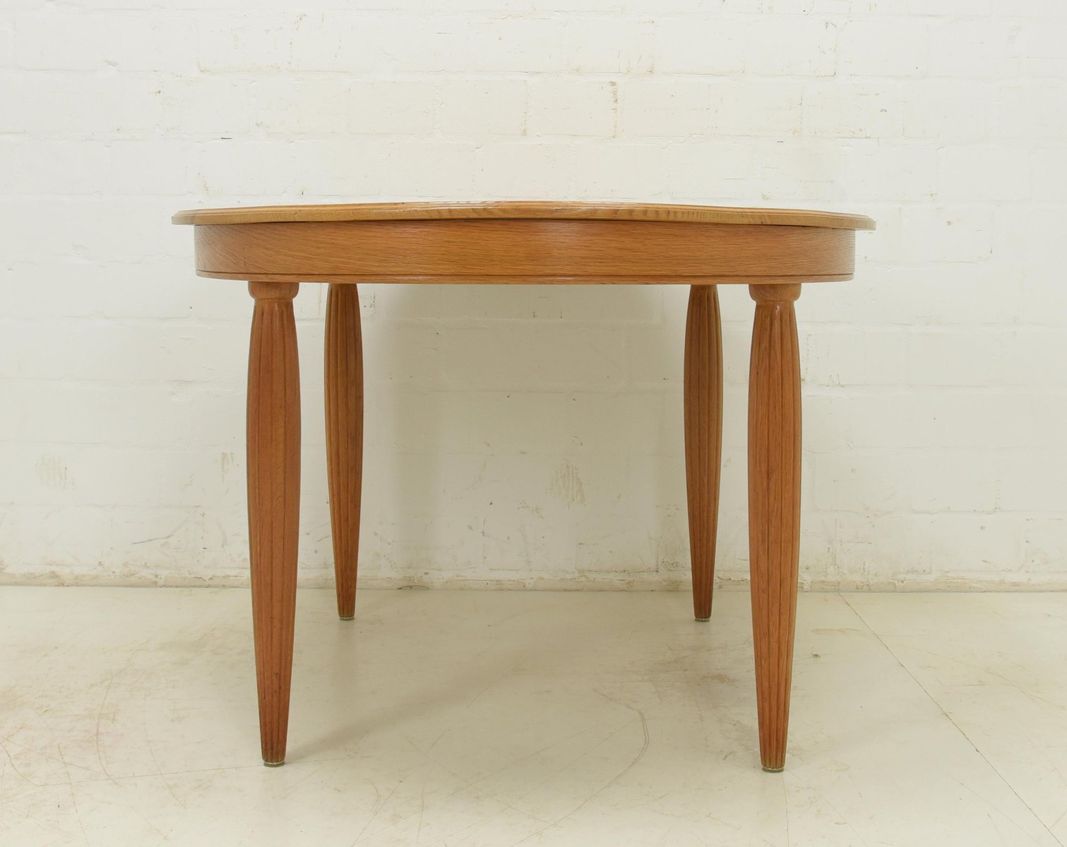 Ausziehbarer Art Deco Esstisch aus Eiche bei Pamono kaufen