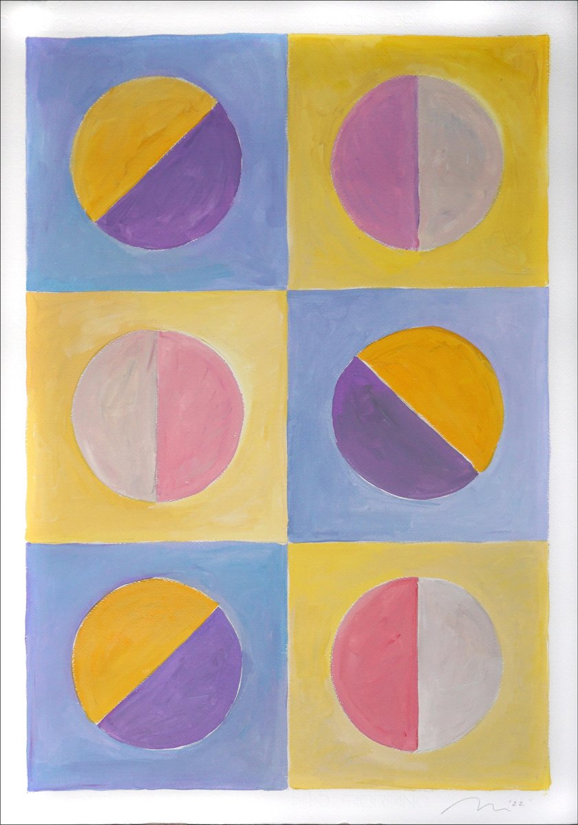 Natalia Roman, Surreal Pastel Dream, 2022, Acryl auf Aquarellpapier bei Pamono kaufen