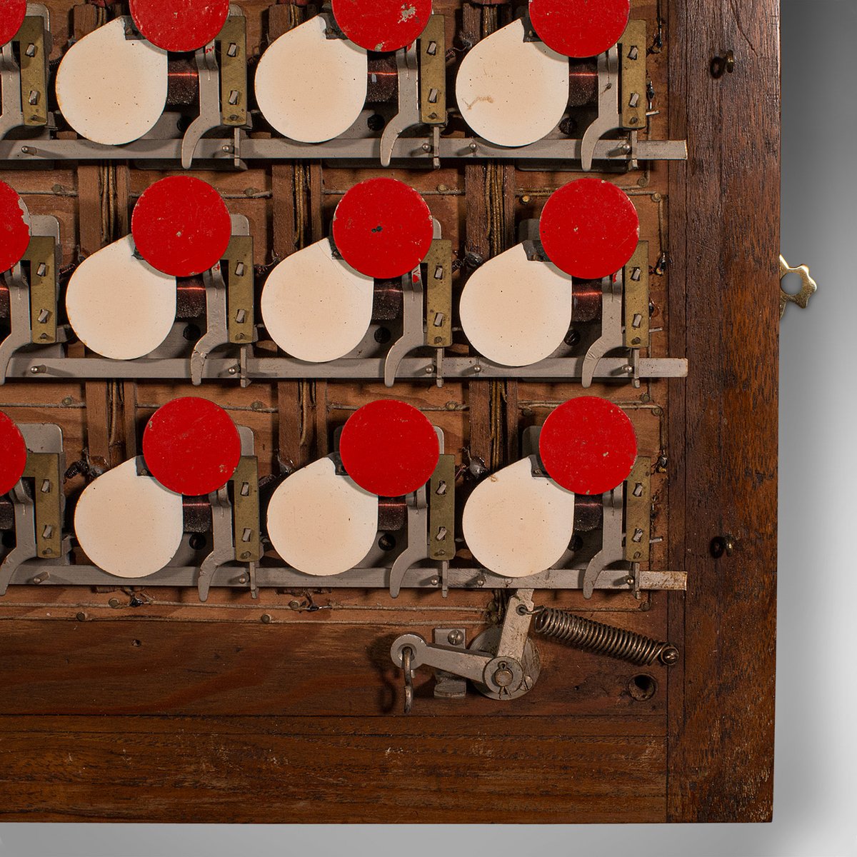 Große antike viktorianische Landhaus Butlers Bell Board, England bei ...