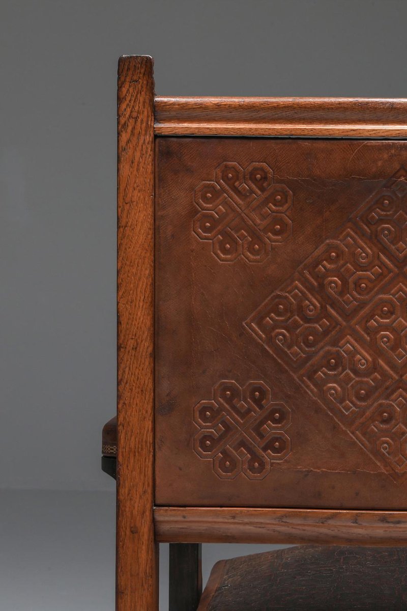 Art Nouveau Dutch Amsterdamse School Armchair by Lion Cachet, 1925 for ...