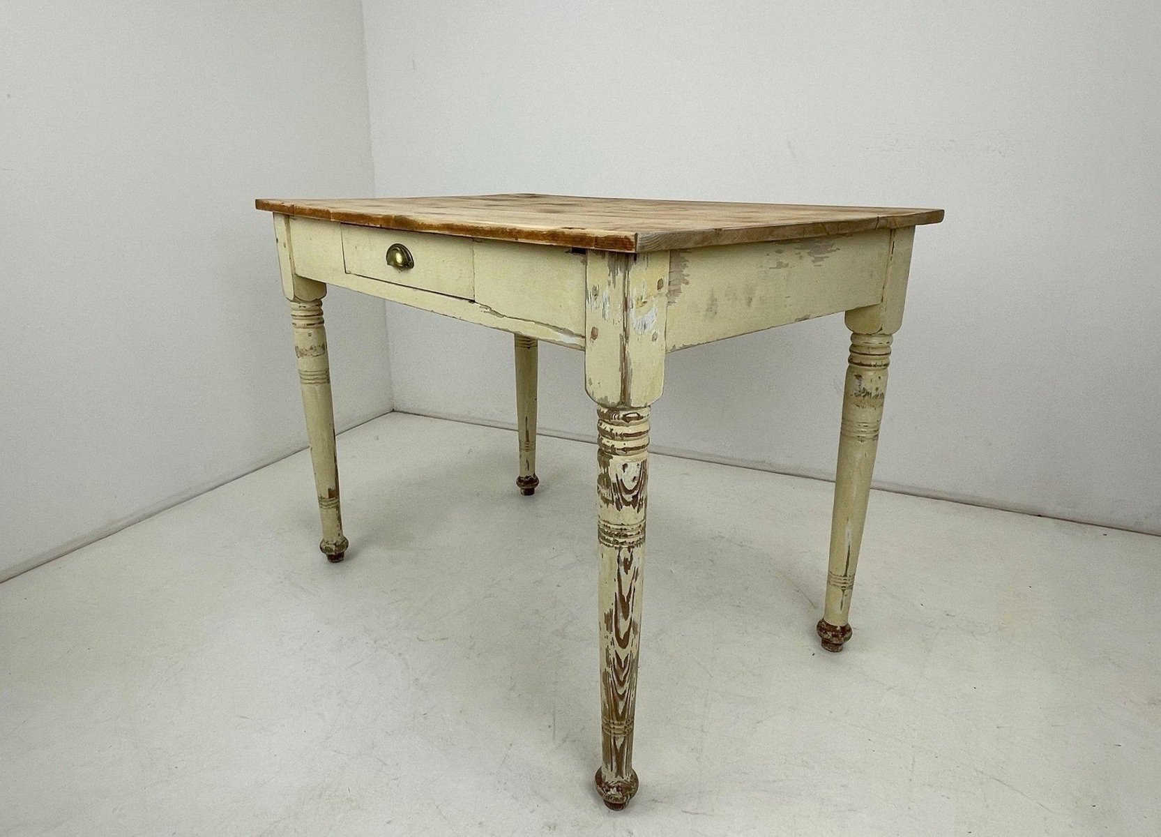 Early 20th Century Wooden Work Table or Desk with Original Patina for ...