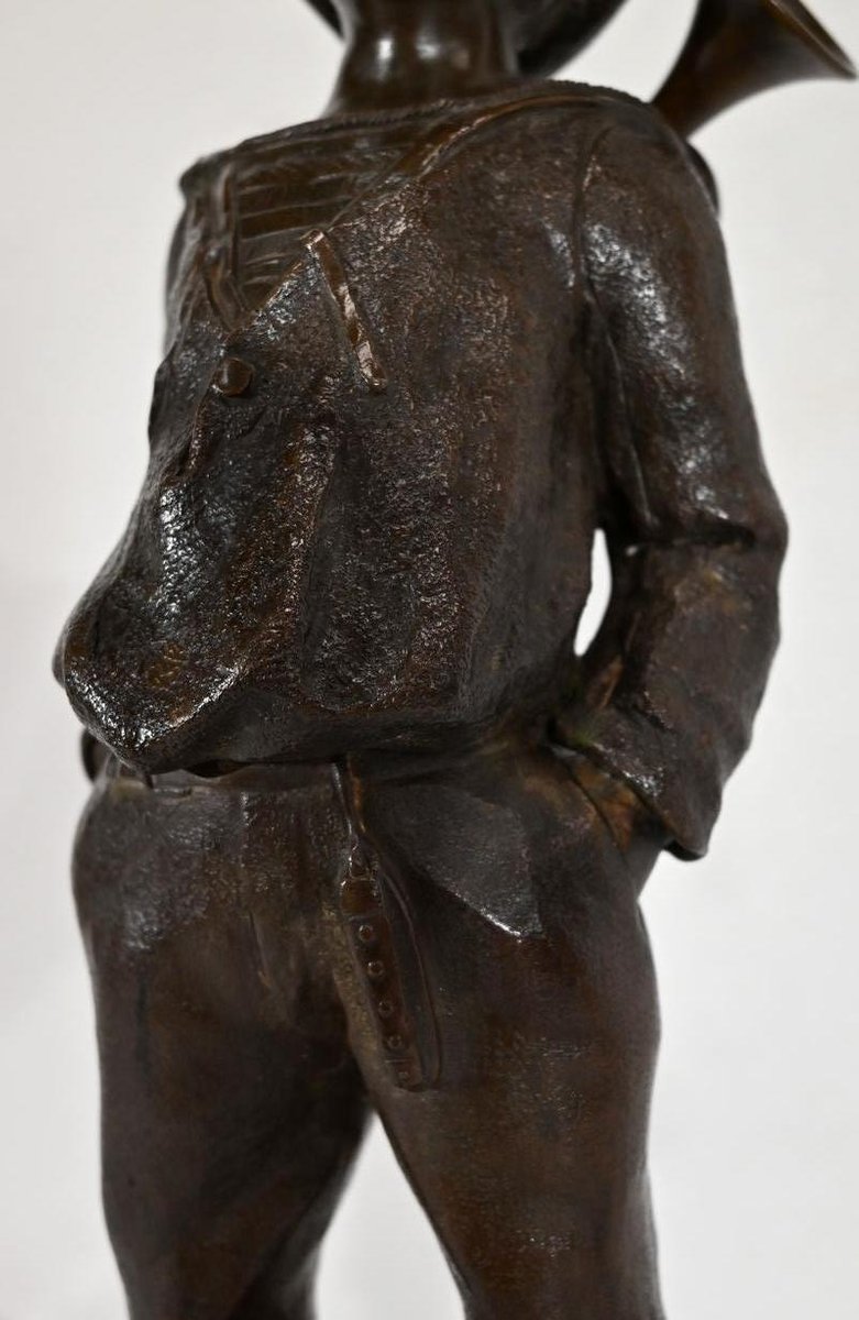 J. Rousseau, The Child, Early 20th Century, Bronze for sale at Pamono
