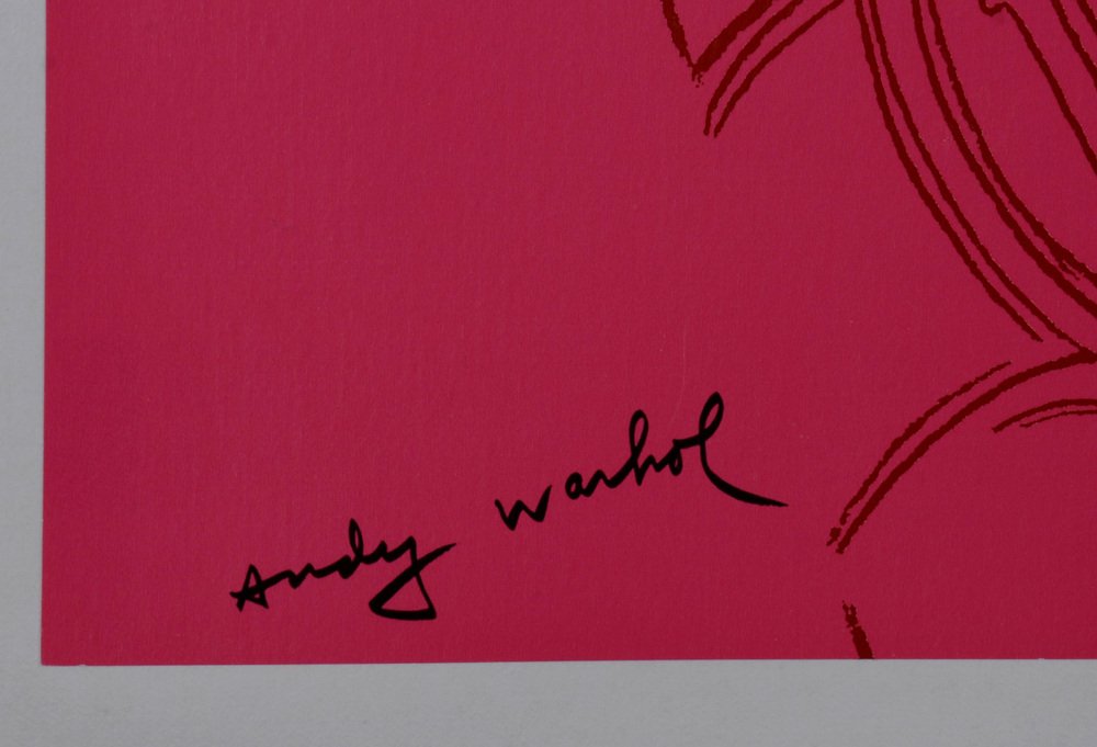 Andy Warhol, Perrier Pink, 1983, Original Offset-Lithografie Poster bei Pamono kaufen