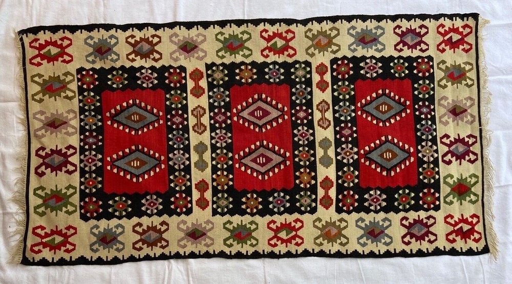 Handmade Middle Eastern Rug for sale at Pamono