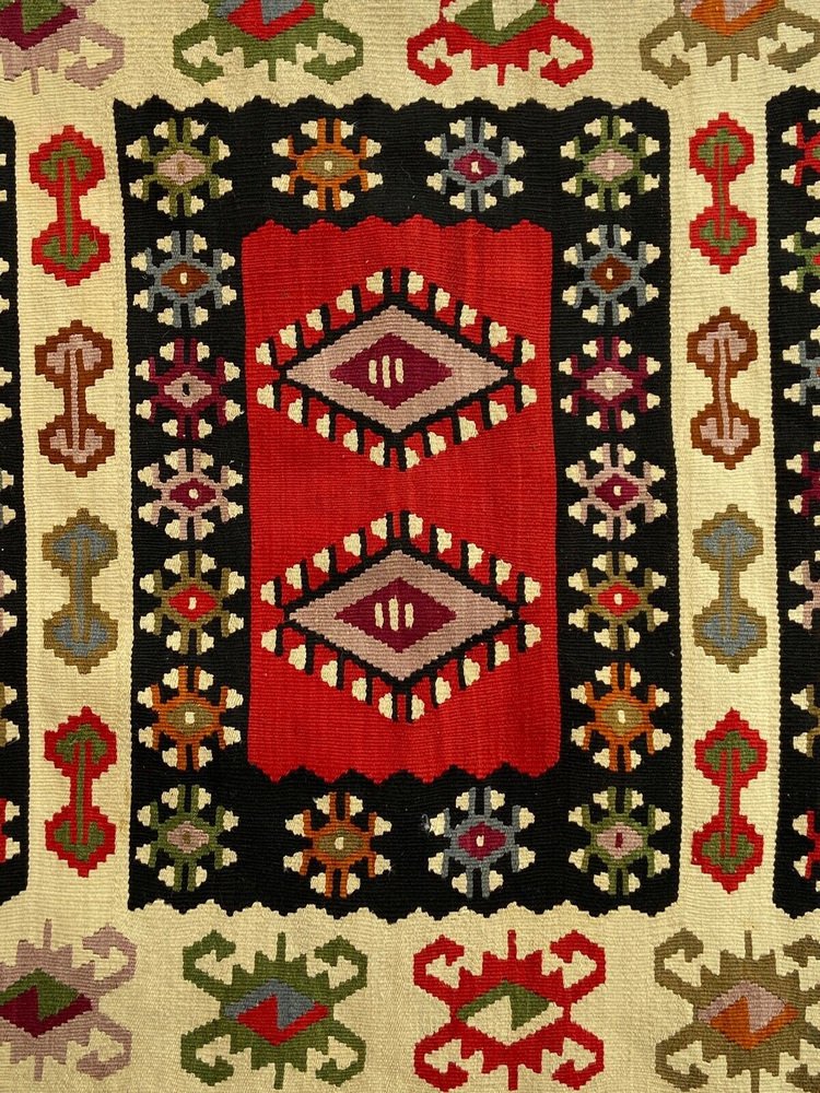 Handmade Middle Eastern Rug for sale at Pamono