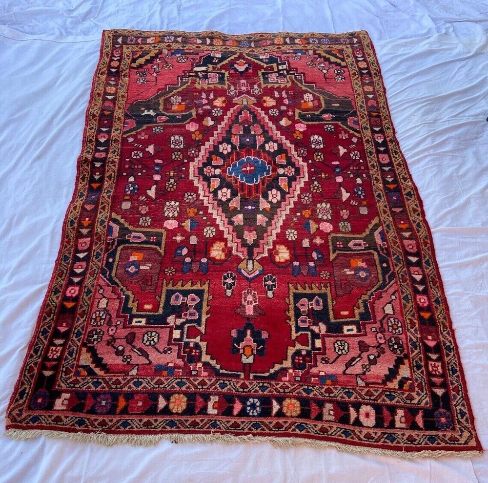 Handmade Middle Eastern Rug for sale at Pamono