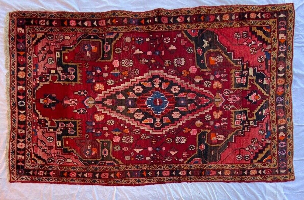 Handmade Middle Eastern Rug for sale at Pamono