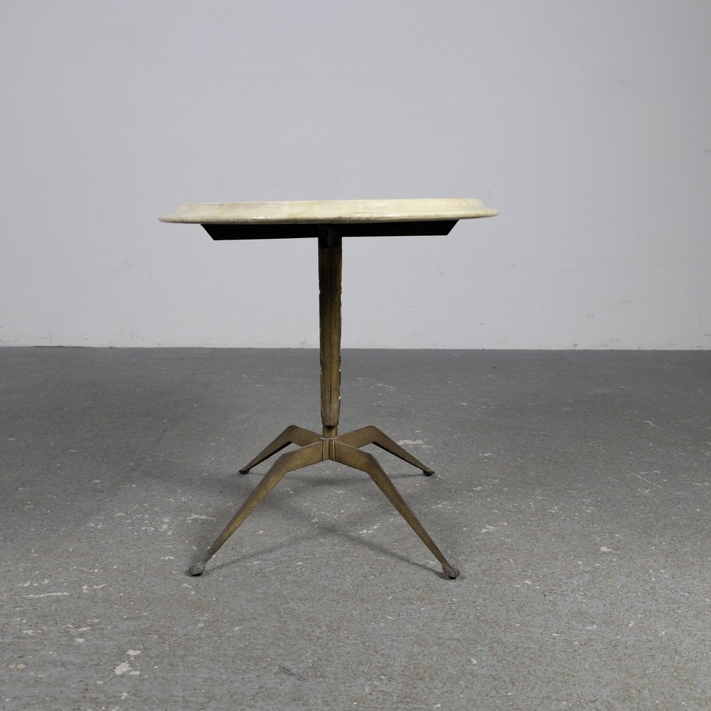 Brass Base E Table for sale at Pamono