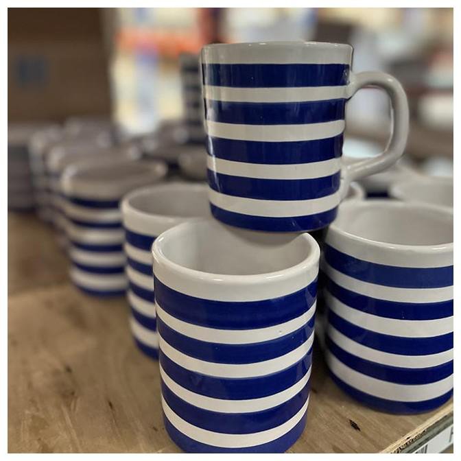 Blue Striped Mug by Popolo for sale at Pamono