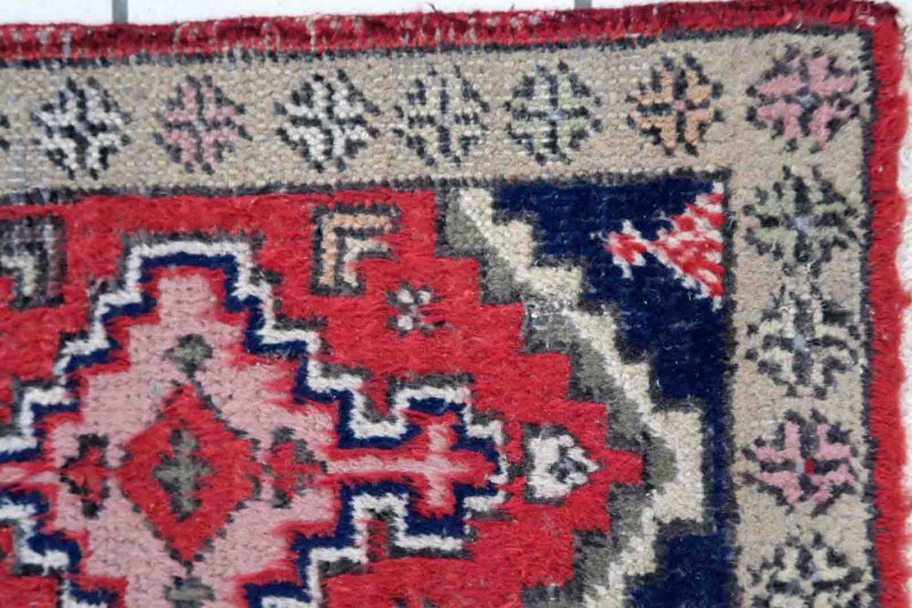 Vintage Middle Eastern Handmade Mat, 1970s for sale at Pamono