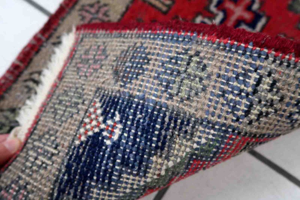 Vintage Middle Eastern Handmade Mat, 1970s for sale at Pamono