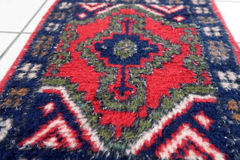 Vintage Middle Eastern Hamadan Mat, 1970s for sale at Pamono