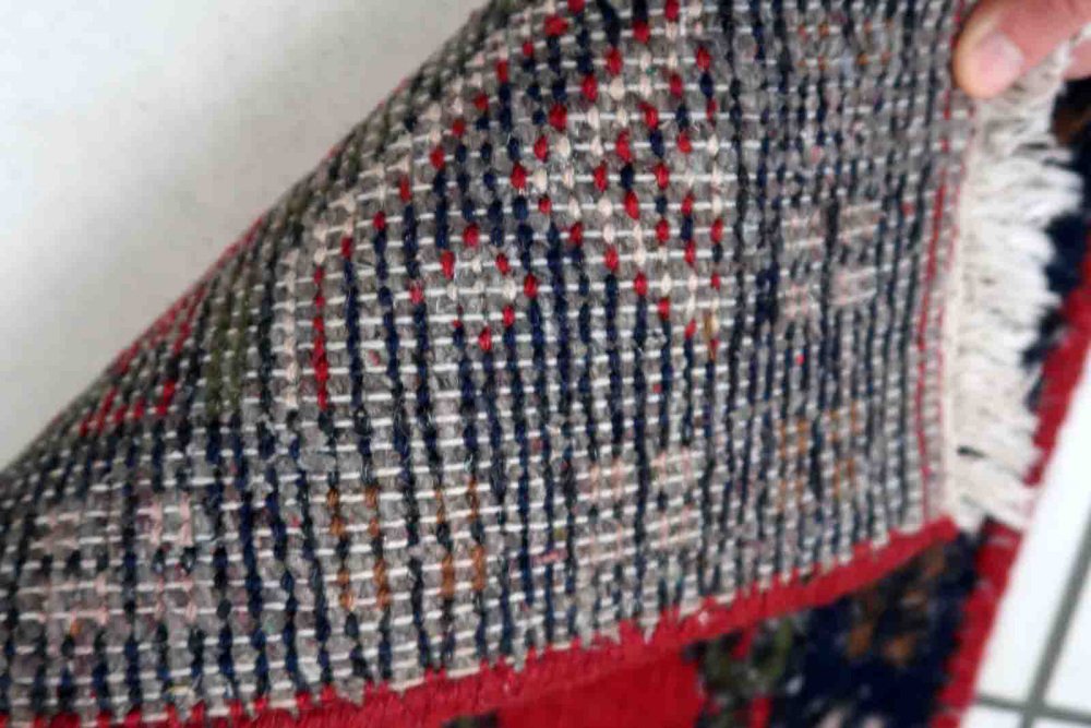 Vintage Middle Eastern Hamadan Mat, 1970s for sale at Pamono