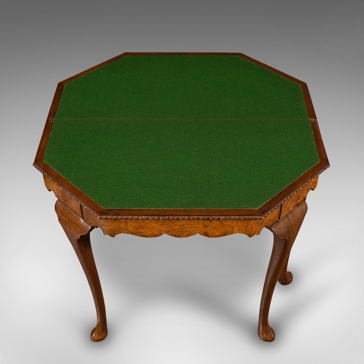 Antique Edwardian Fold Over Game Table in Walnut, England for sale at ...