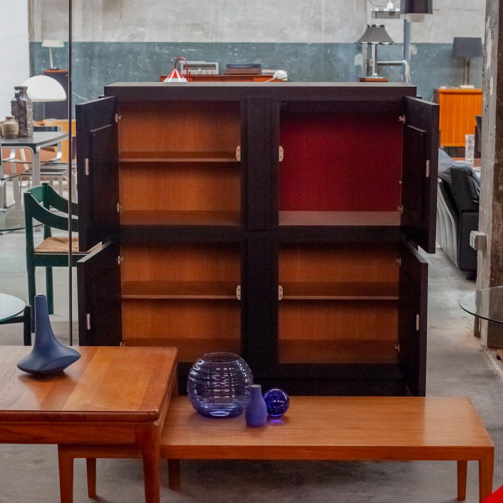 Brutist Black Buffet attributed to De Coene, 1970s for sale at Pamono