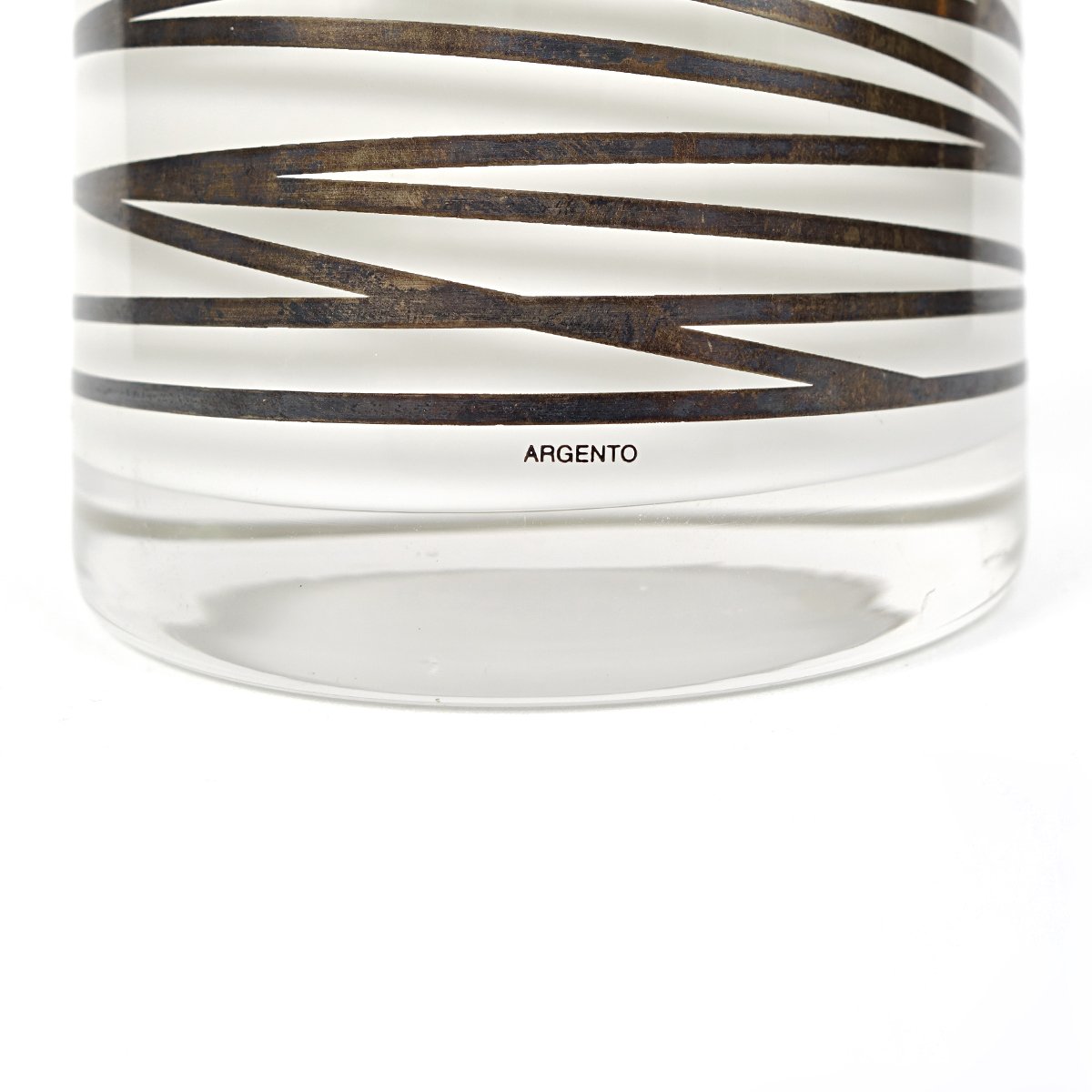 Postmodern Glass Vase by Marco Susani for HWC Egyptian / Sottsass ...