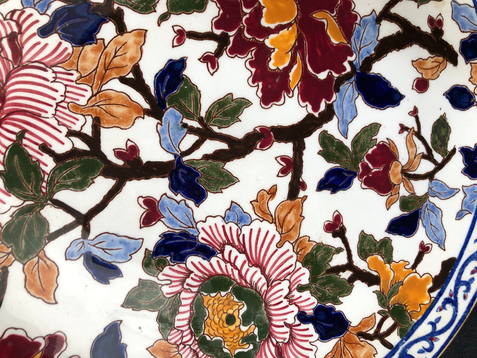 Large Earthenware Plate, Gien, France for sale at Pamono