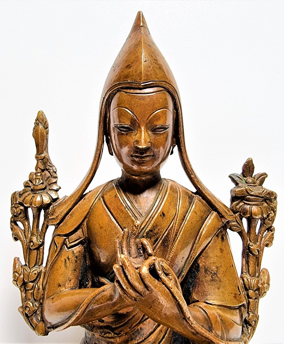 18th Century Buddha Priest in Bronze, Nepal for sale at Pamono