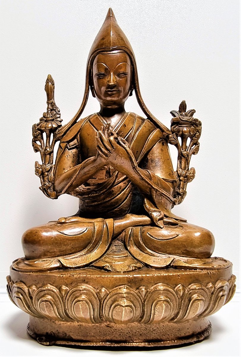 18th Century Buddha Priest in Bronze, Nepal for sale at Pamono