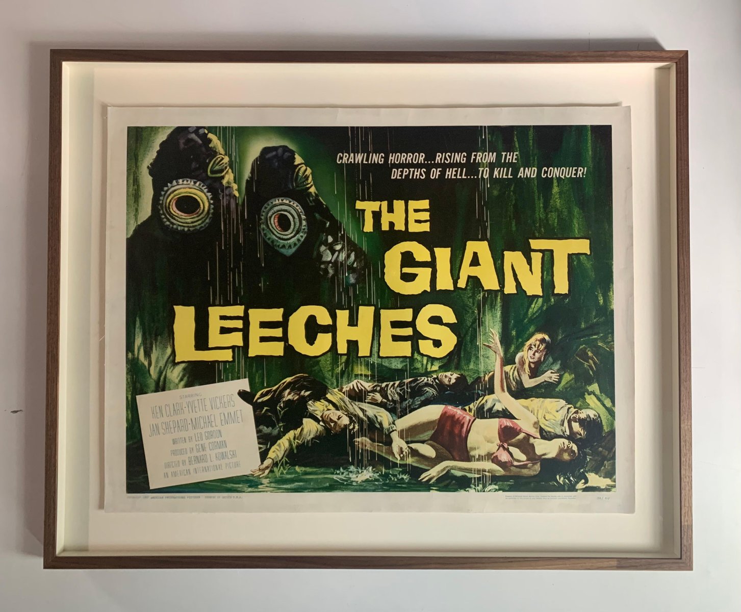 Vintage The Giant Leeches Poster, 1968 for sale at Pamono