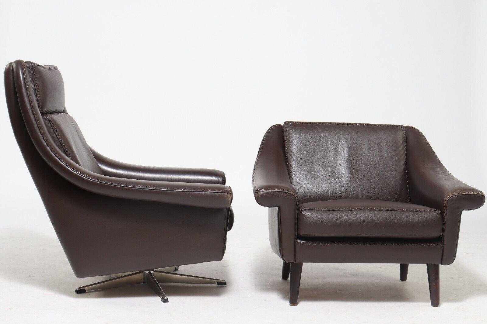 Mid-Century Danish Matador Lounge Chairs from Aage Christiansen, Set of ...