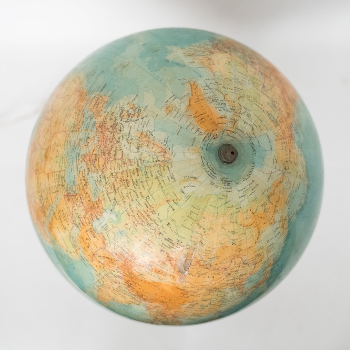 Luminous World Map, 1960s for sale at Pamono