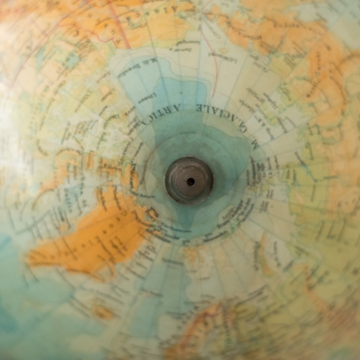 Luminous World Map, 1960s for sale at Pamono