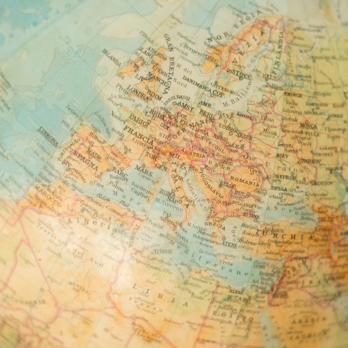 Luminous World Map, 1960s for sale at Pamono