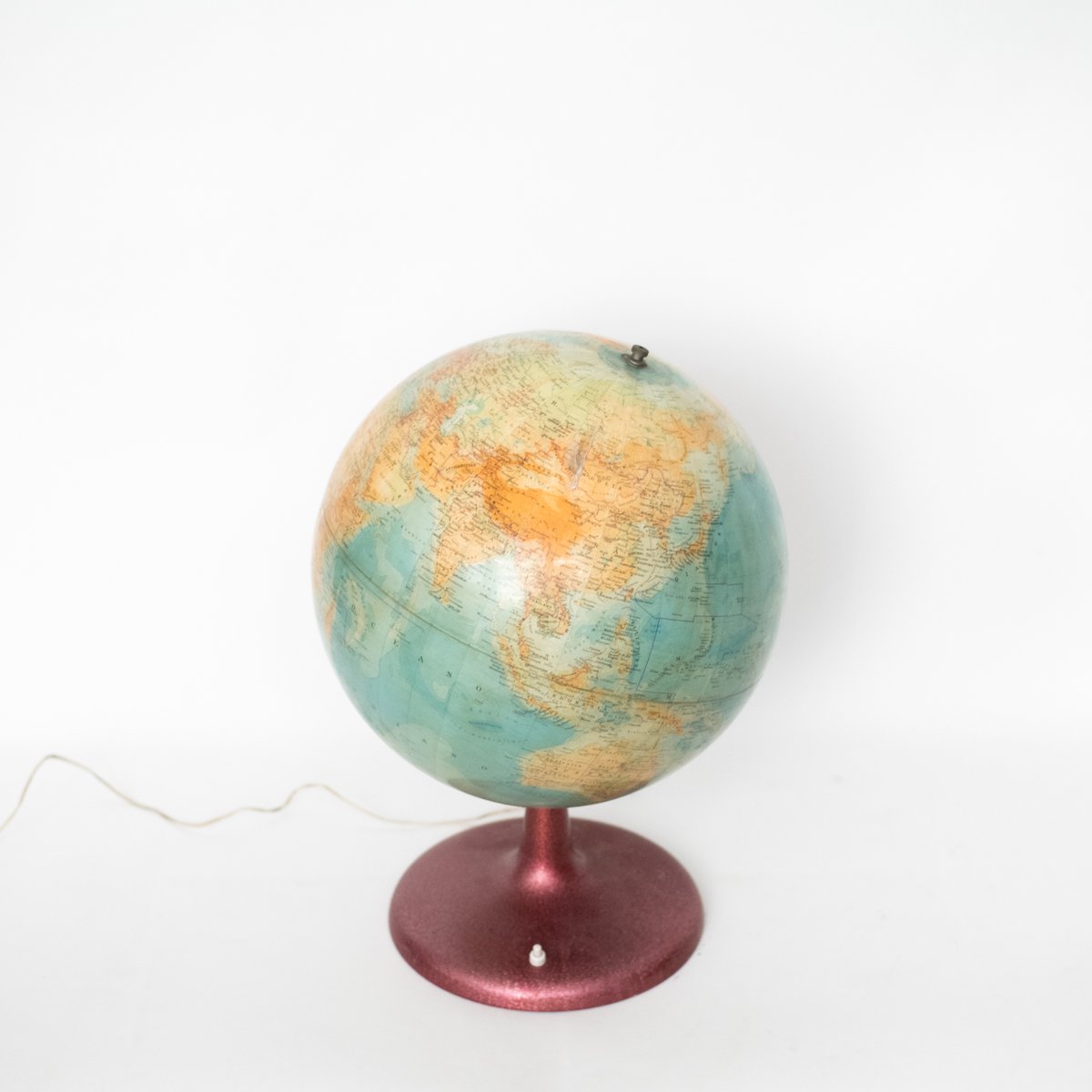 Luminous World Map, 1960s for sale at Pamono