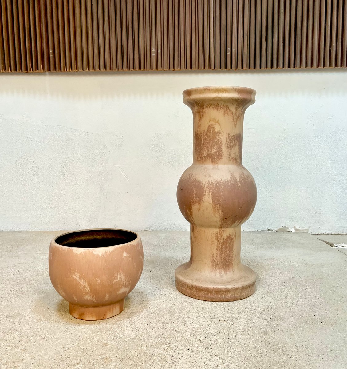 Sculptural Ceramic Column Planter by Otto Keramik, Germany 1970s for ...