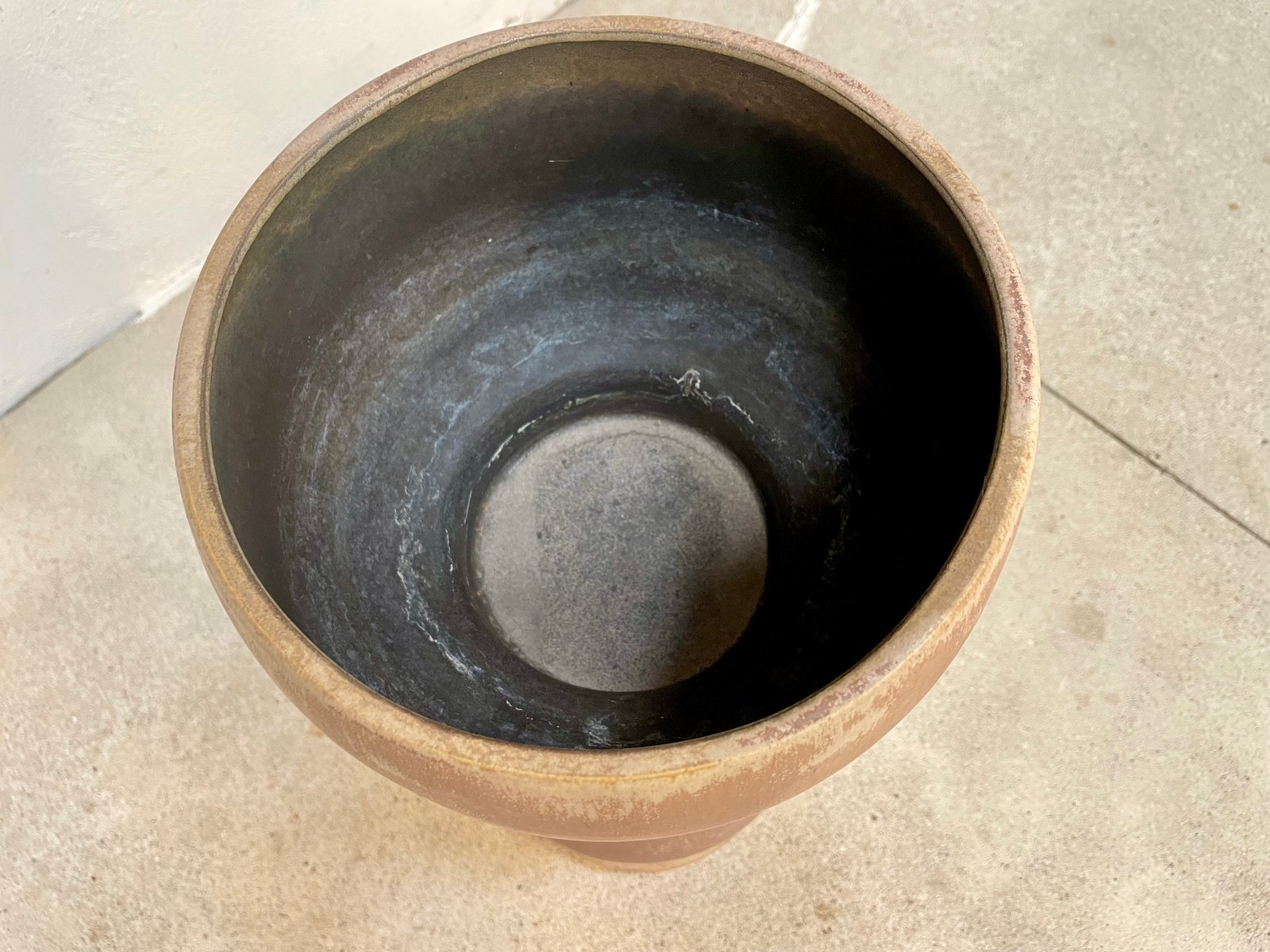 Sculptural Ceramic Column Planter by Otto Keramik, Germany 1970s for ...