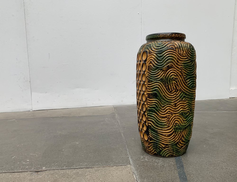 Brutalistische deutsche Mid-Century Bodenvase von Dümler & Breiden ...